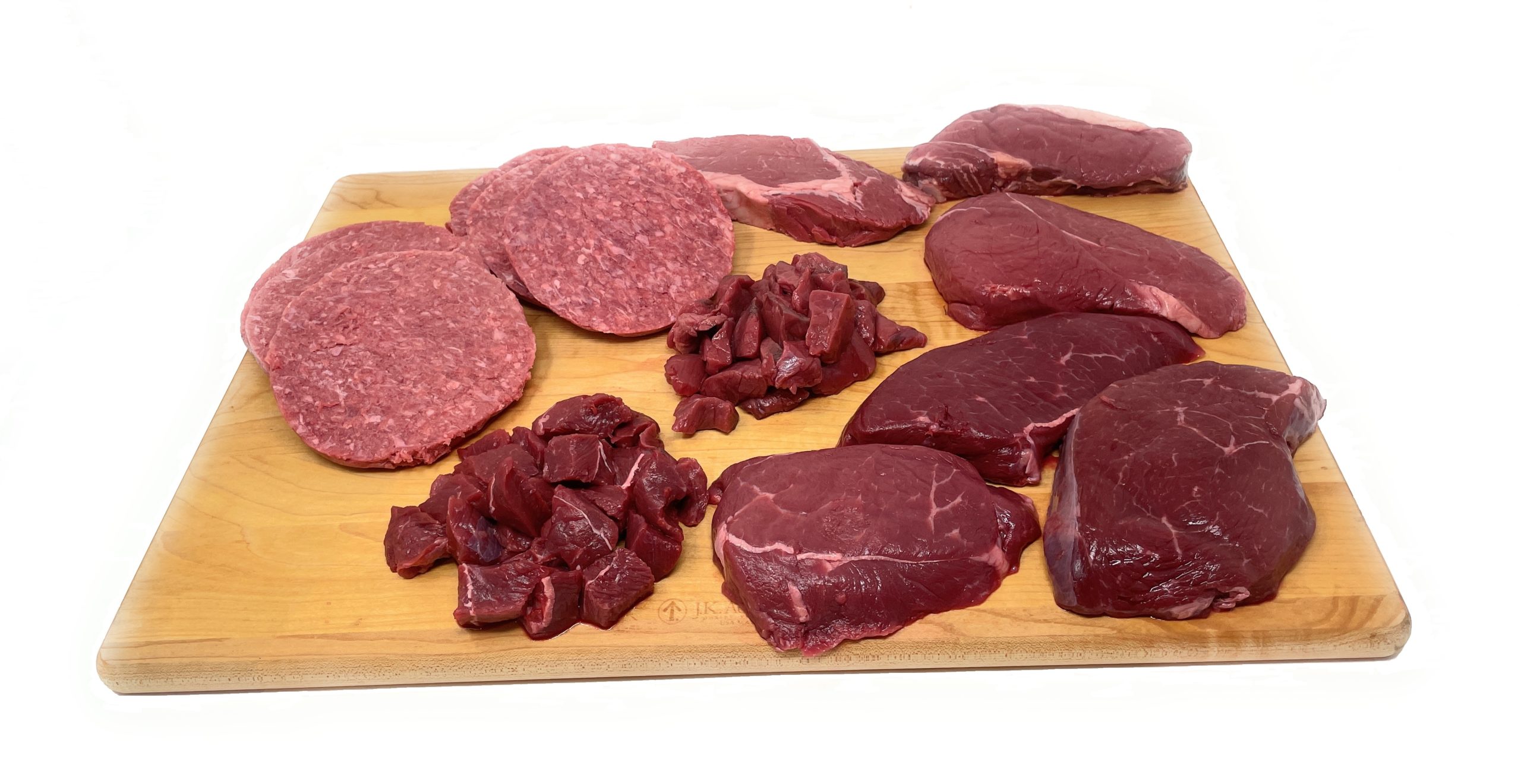 Family Burgers & Steaks Combo - Bison Meat Products - North American Bison